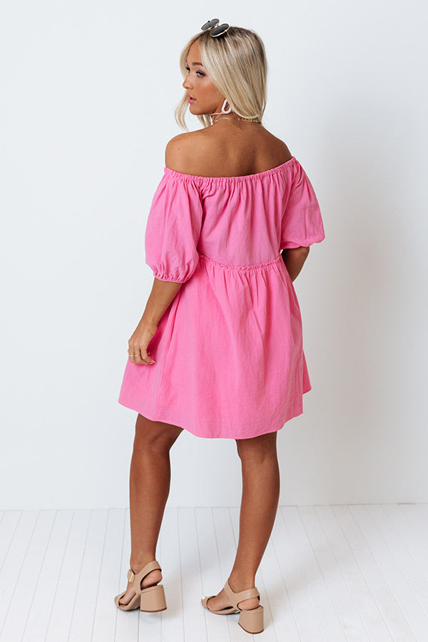 Certified Chic Babydoll Dress In Pink • Impressions Online Boutique