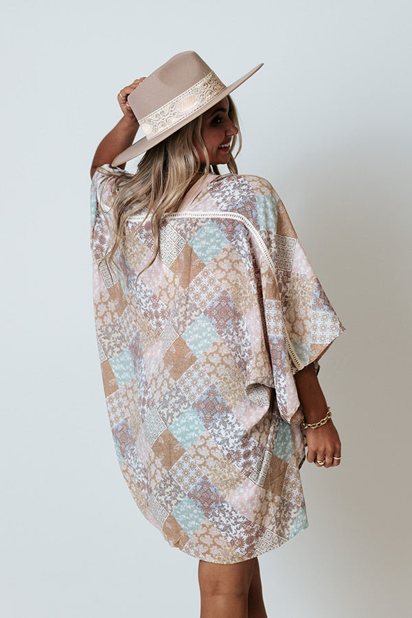 Never Too Chic Overlay In Khaki • Impressions Online Boutique