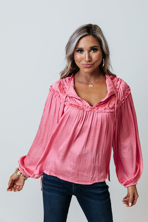 Starry Staple Top In Pink • Impressions Online Boutique