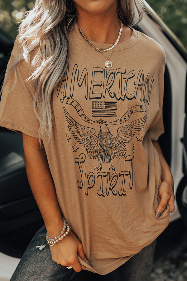 American Spirit Graphic Tee • Impressions Online Boutique
