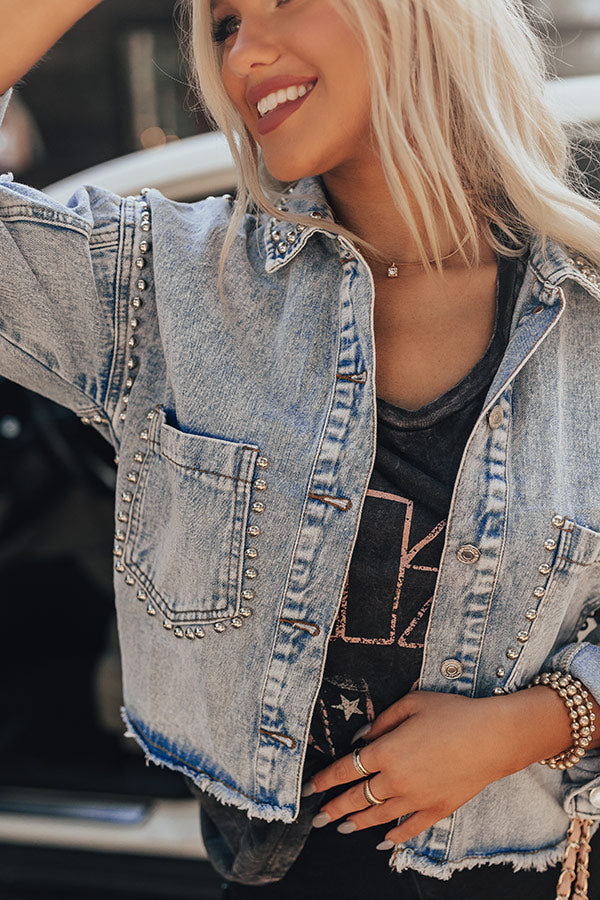Chic Destruction Denim Jacket – Impressions Online Boutique