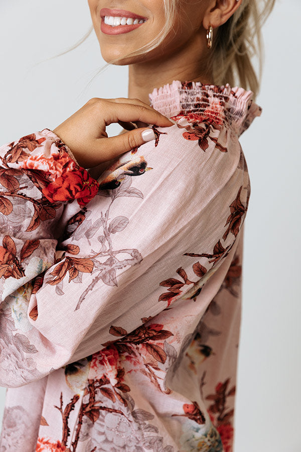 Say Less Floral Shift Top • Impressions Online Boutique