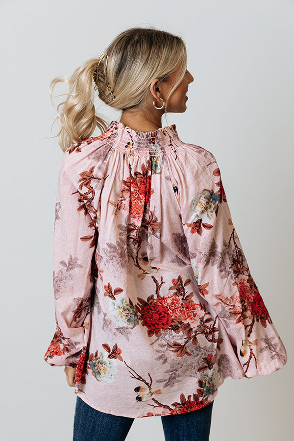 Say Less Floral Shift Top • Impressions Online Boutique