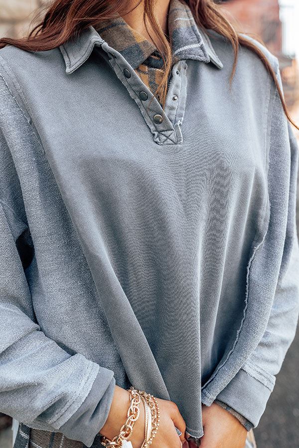 Amazing Style Sweatshirt in Charcoal • Impressions Online Boutique