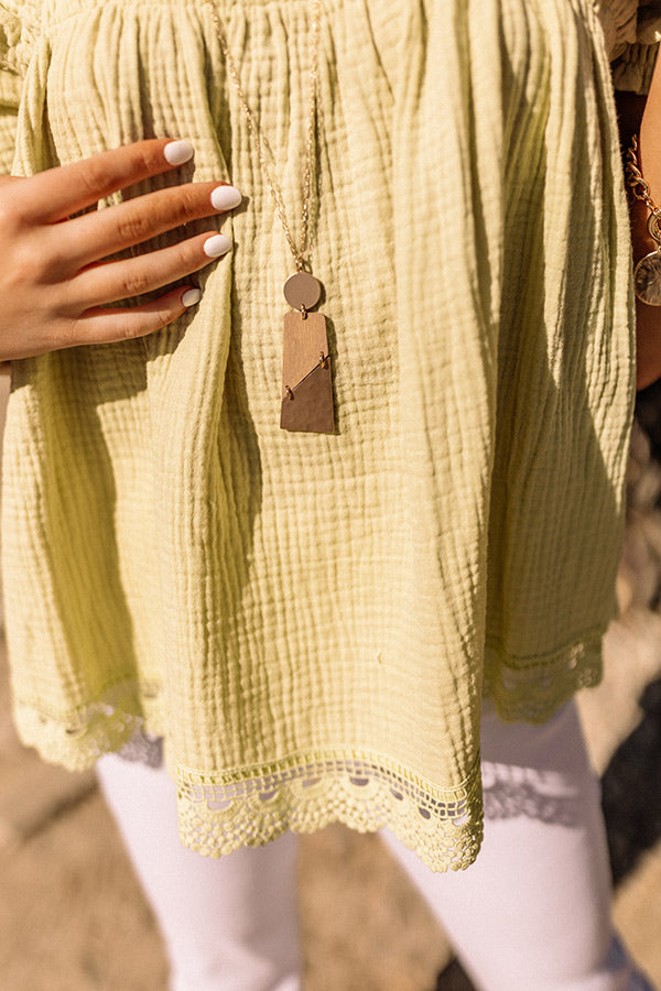 Seaside Dream Top In Seafoam • Impressions Online Boutique