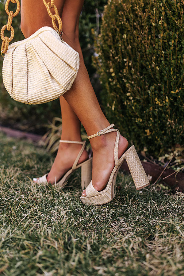 The Darla Raffia Heel • Impressions Online Boutique