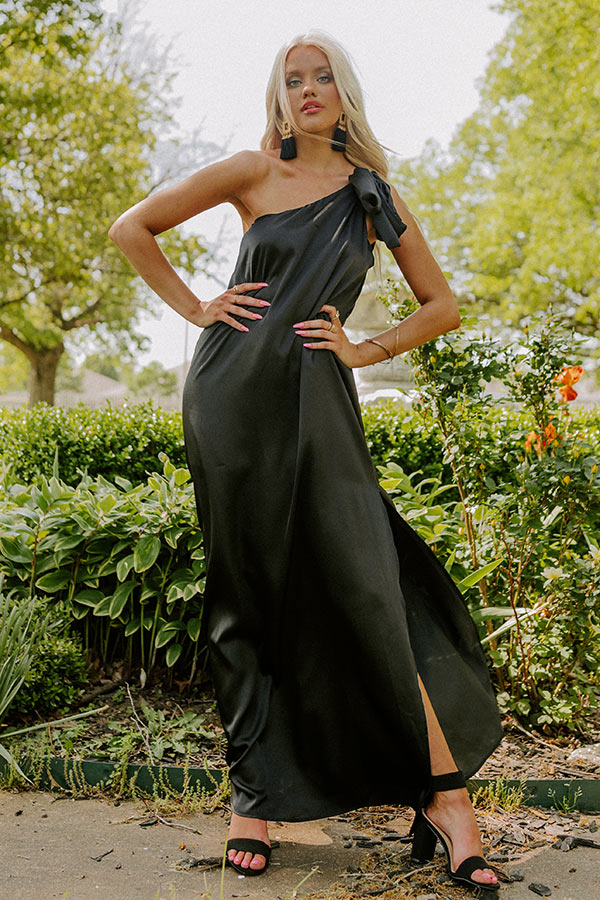 Class And Charm Maxi In Black • Impressions Online Boutique
