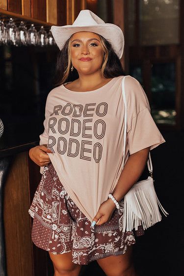 Rodeo Graphic Shift Tee Curves – Impressions Online Boutique