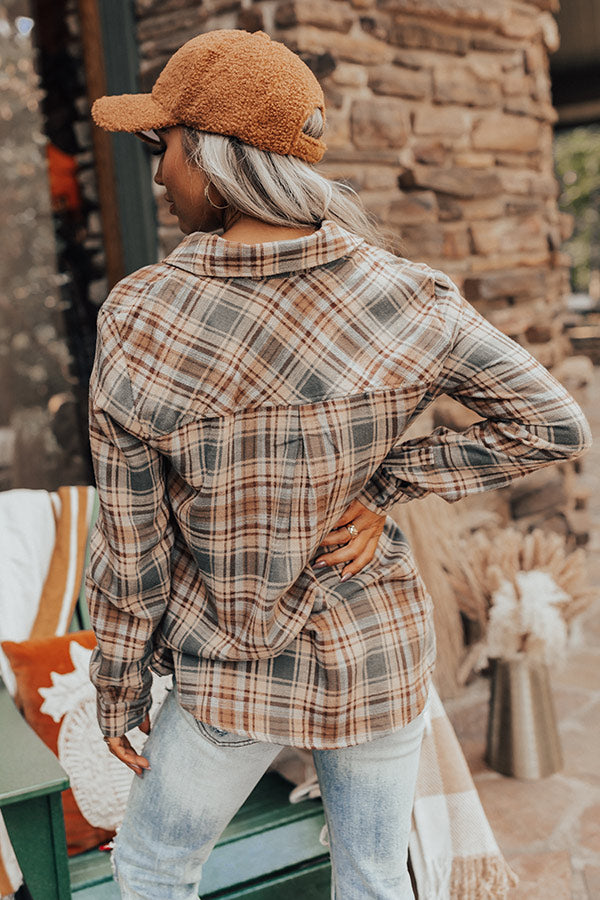 Autumn Sunshine Flannel In Olive • Impressions Online Boutique