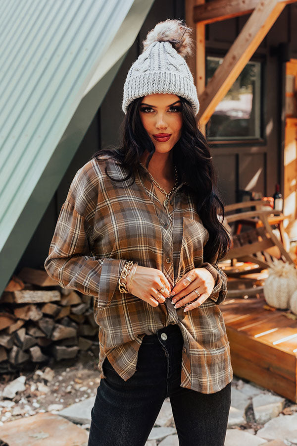 Energy Matched Flannel In Grey • Impressions Online Boutique