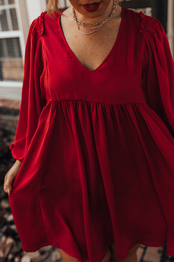 Small Town Romance Babydoll Dress Curves • Impressions Online Boutique