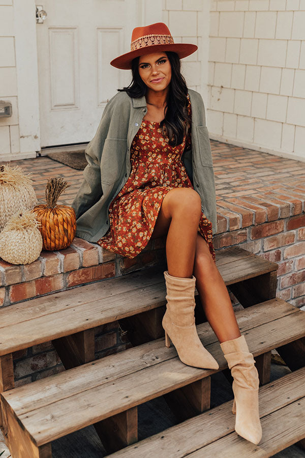 Fall Perfection Babydoll Dress • Impressions Online Boutique