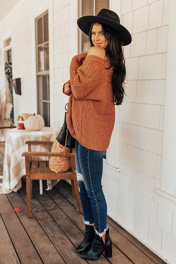 Insta Obsessed Knit Sweater In Camel • Impressions Online Boutique