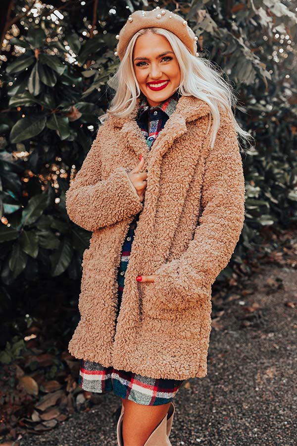 Flurries On Repeat Sherpa Coat • Impressions Online Boutique