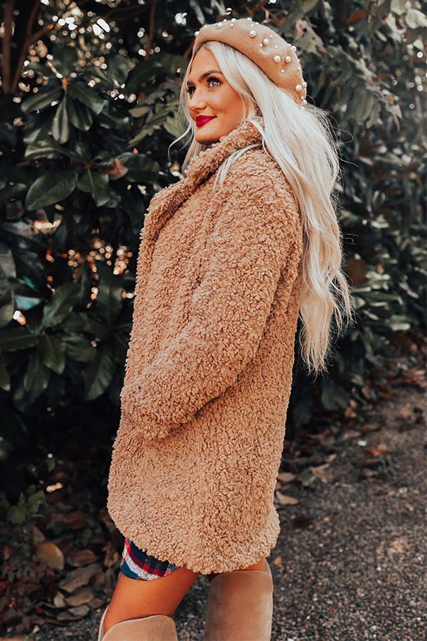 Flurries On Repeat Sherpa Coat • Impressions Online Boutique