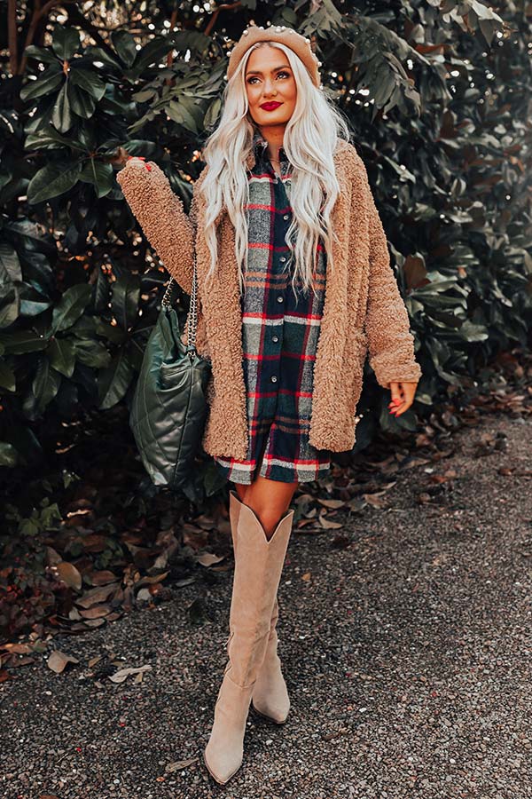 Flurries On Repeat Sherpa Coat • Impressions Online Boutique