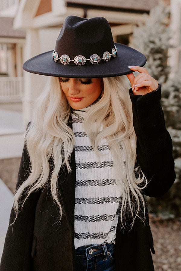 Countryside Retreat Felt Fedora in Black • Impressions Online Boutique