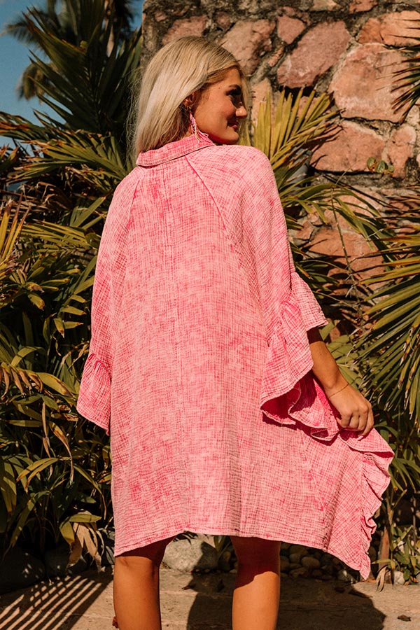 Happy Rush Shift Tunic In Hot Pink • Impressions Online Boutique