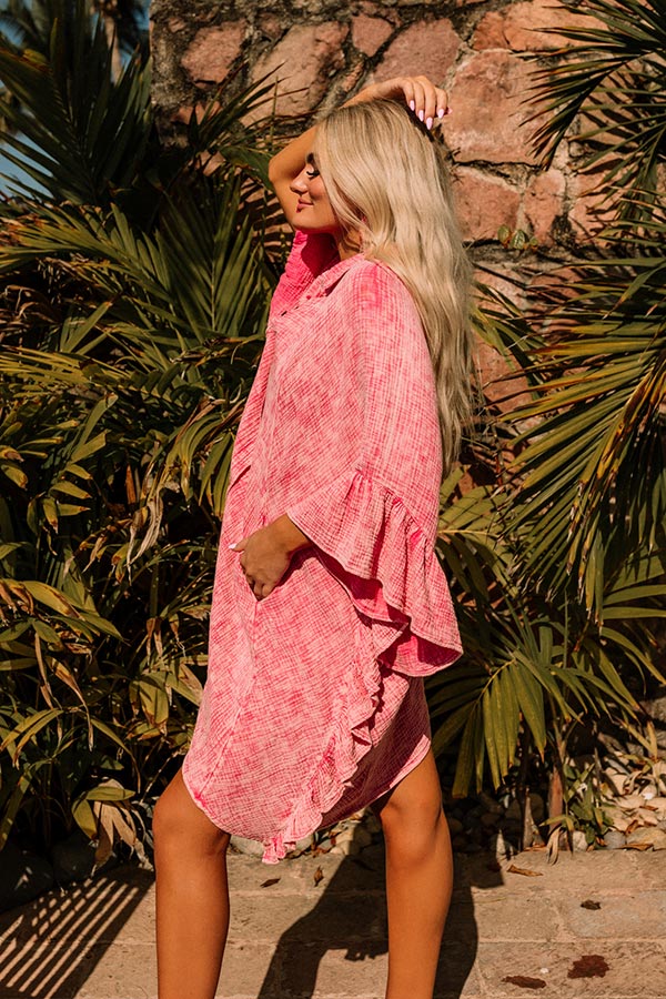 Happy Rush Shift Tunic In Hot Pink – Impressions Online Boutique
