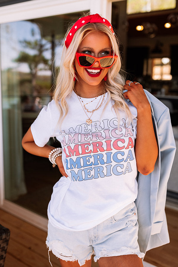Starry America Graphic Tee • Impressions Online Boutique