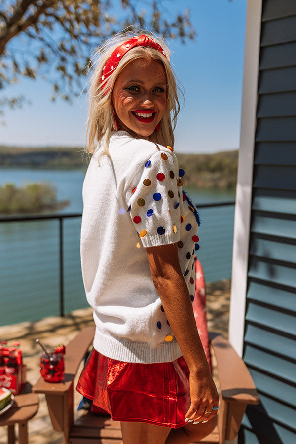 USA Pride Sequin Sweater Top – Impressions Online Boutique
