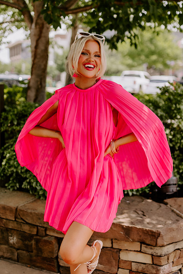 Runway Revelry Shift Dress In Hot Pink • Impressions Online Boutique