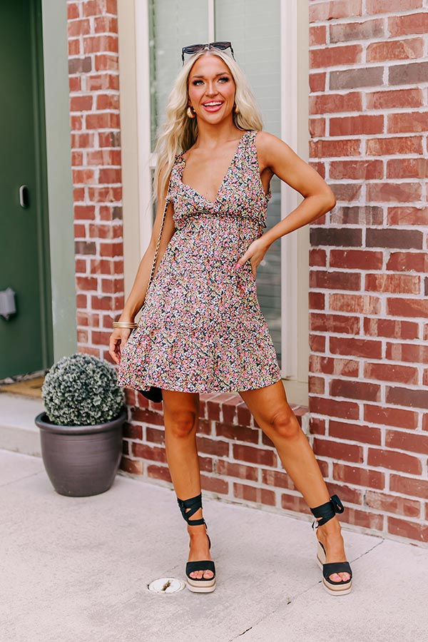 Making Friends Mini Dress In Black • Impressions Online Boutique