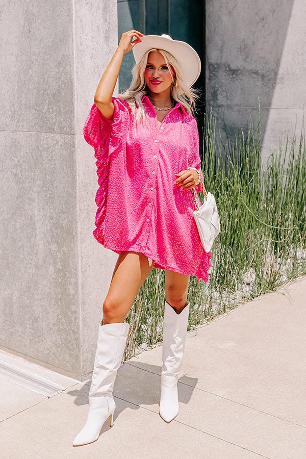 West Side Sparkle Sequin Tunic Top • Impressions Online Boutique