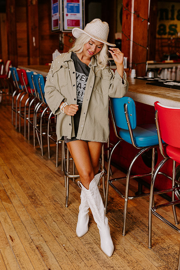 Meant To Appeal Embellished Button Up – Impressions Online Boutique