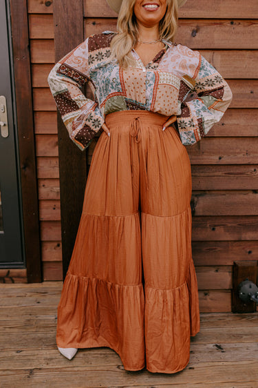 Caught Crushing High Waist Pants In Camel Curves – Impressions Online ...