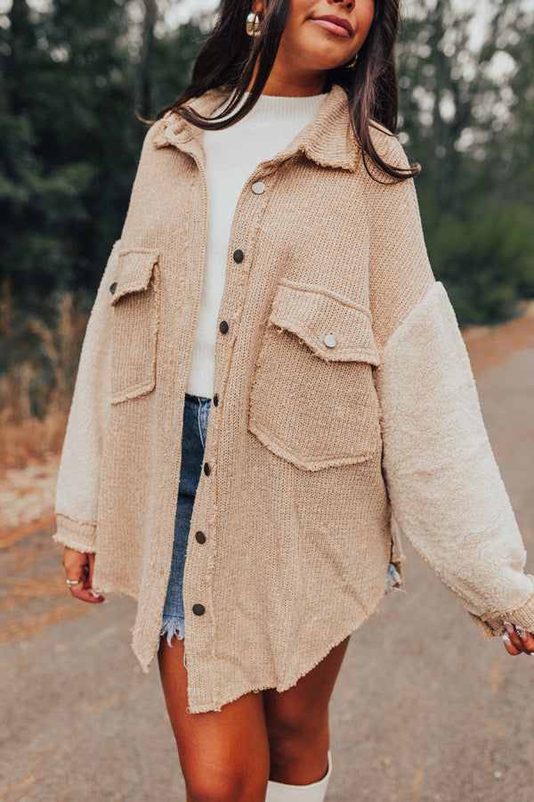 Saturday Satisfaction Oversized Knit Jacket • Impressions Online Boutique