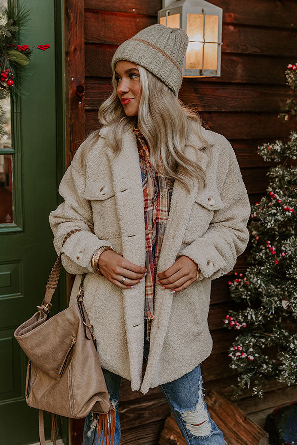 Haute Harmony Sherpa Jacket – Impressions Online Boutique