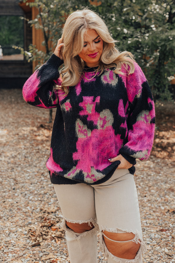 Woodland Wonderful Sweater In Black Curves • Impressions Online Boutique