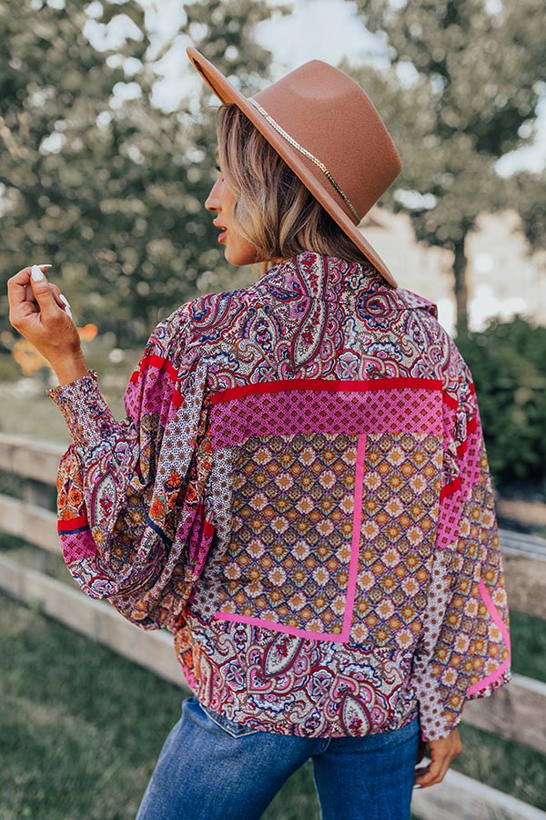 Flirty Nature Button Up • Impressions Online Boutique