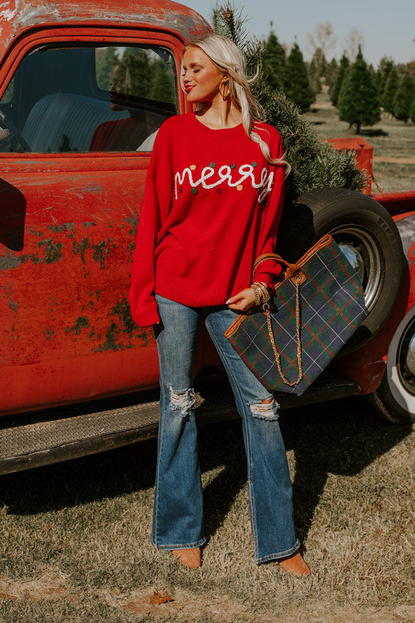 Verry Merry Knit Sweater • Impressions Online Boutique