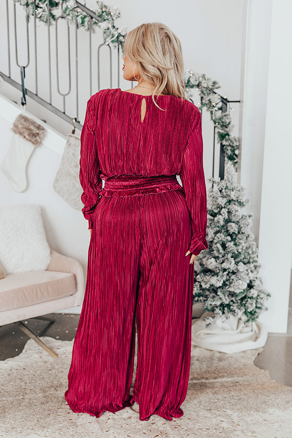 Luxe Lady Pleated Jumpsuit Curves – Impressions Online Boutique