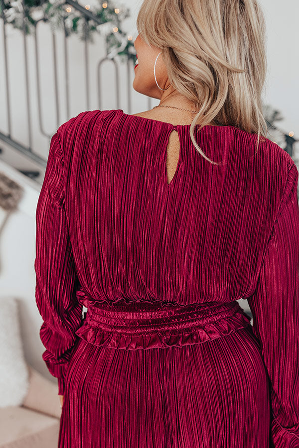 Luxe Lady Pleated Jumpsuit Curves – Impressions Online Boutique