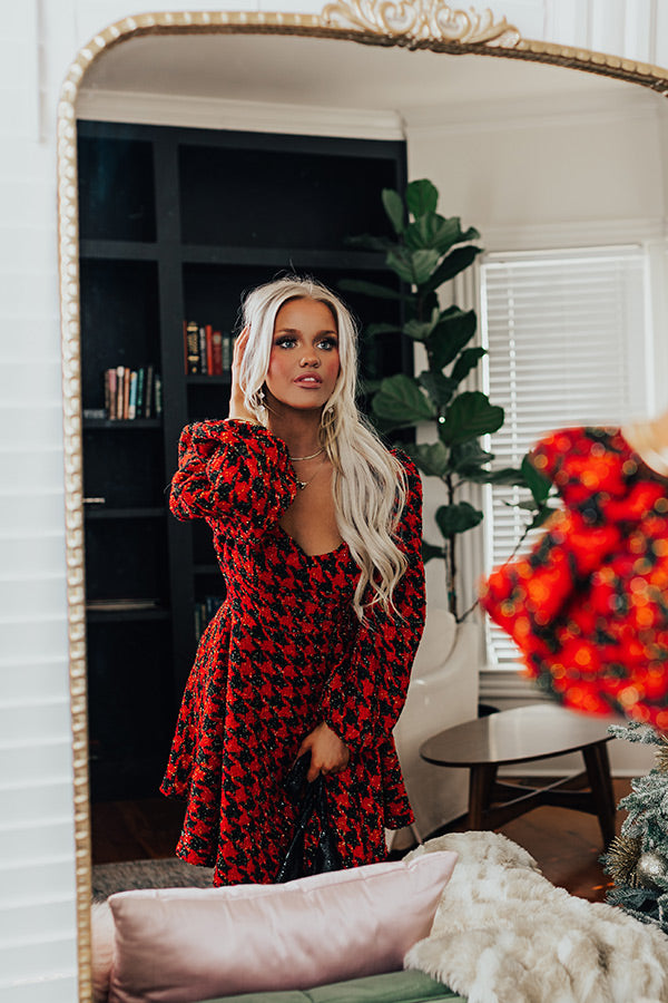 Twirl The Day Away Tweed Mini Dress • Impressions Online Boutique