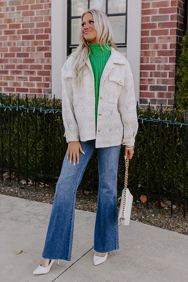 Wine Tasting Metallic Sweater Top in Green – Impressions Online Boutique