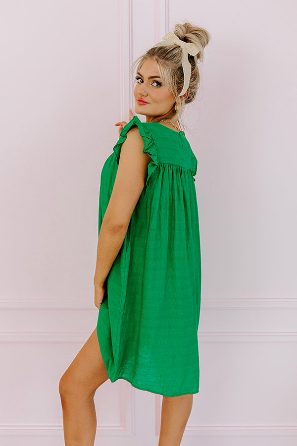 Saltwater Sunrise Shift Dress In Green – Impressions Online Boutique
