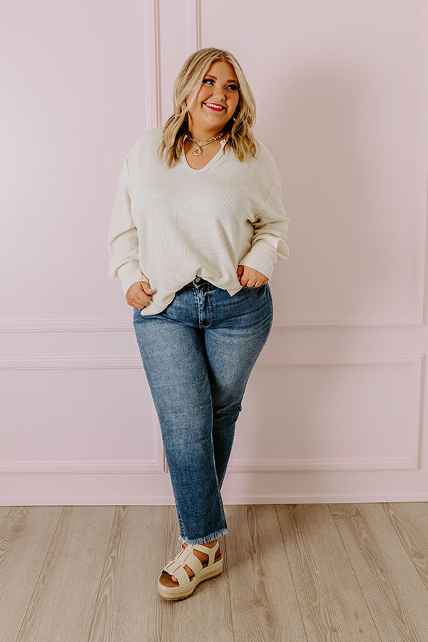 Boardwalk Babe Shift Top in Cream Curves • Impressions Online Boutique